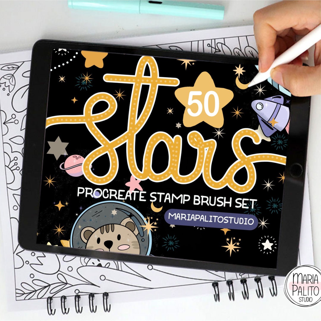 Procreate Star Brushes Set Galaxy Digital Art Stamp Brushes Nstant ...