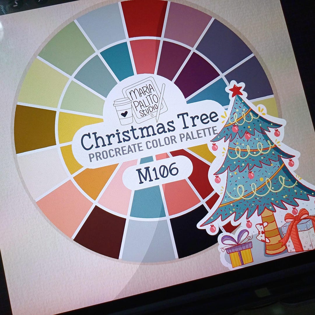 Procreate Color Palette "christmas Tree" – Perfect for Digital Art ...