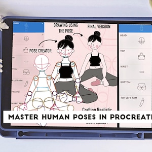 Human Body Procreate CREATOR Drawing Tool: Pose & Proportion Creator ...