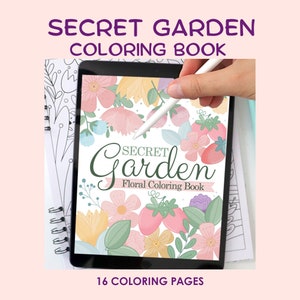 64 Procreate Coloring Pages Bundle, 4 PROCREATE Digital Coloring Books ...