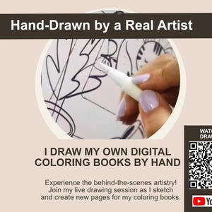 Procreate Blooming Coloring Book M001 30 Procreate Brush Set Digital ...