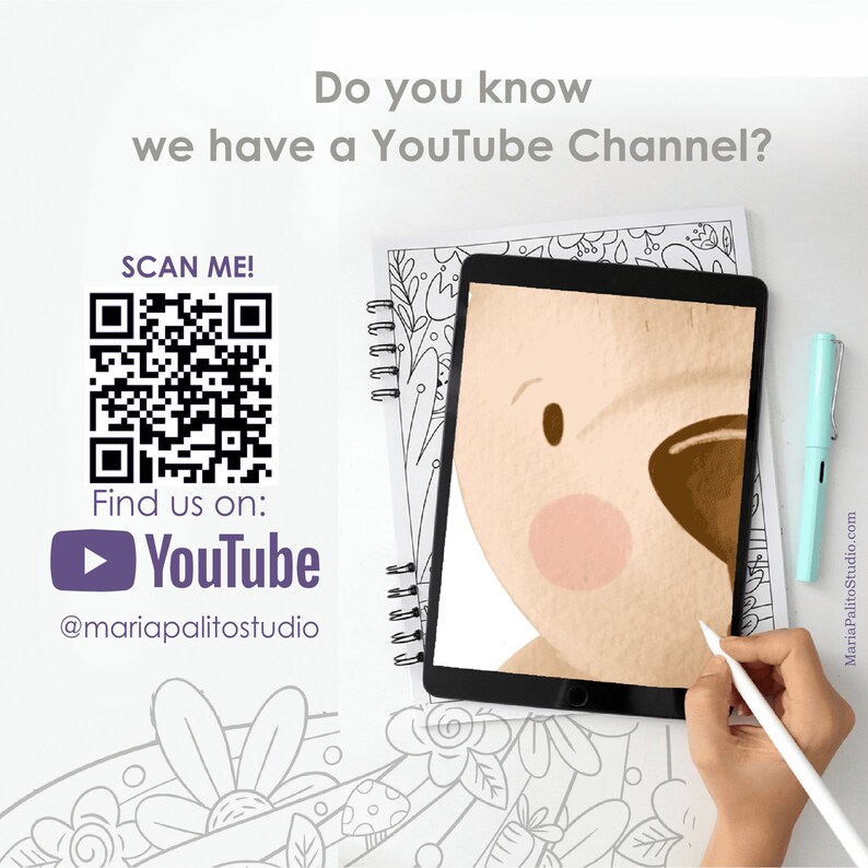 PROCREATE BUNDLE 30 Procreate Brushes Digital Coloring Book - Etsy