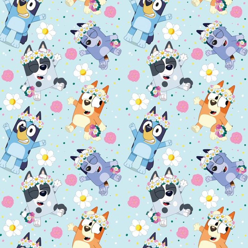 Bluey Fabric - Etsy