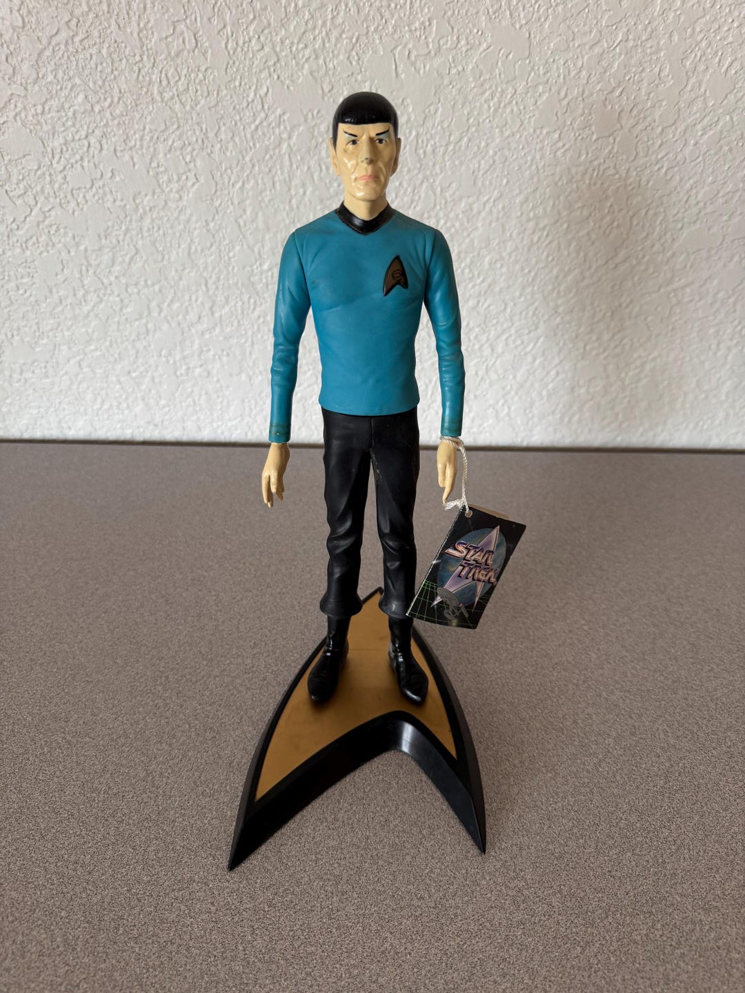 Vintage 1991 Mr. Spock Star Trek Figurine With Display Stand - Etsy