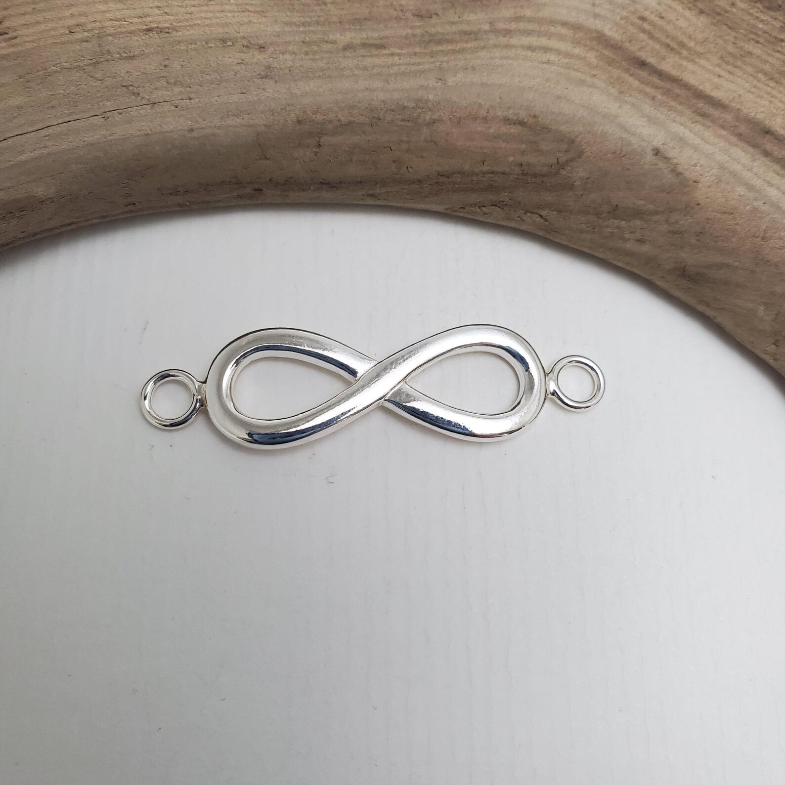 Sterling Silver Infinity Large Curved Link, 11mm X 42mm, Figure 8 - Etsy