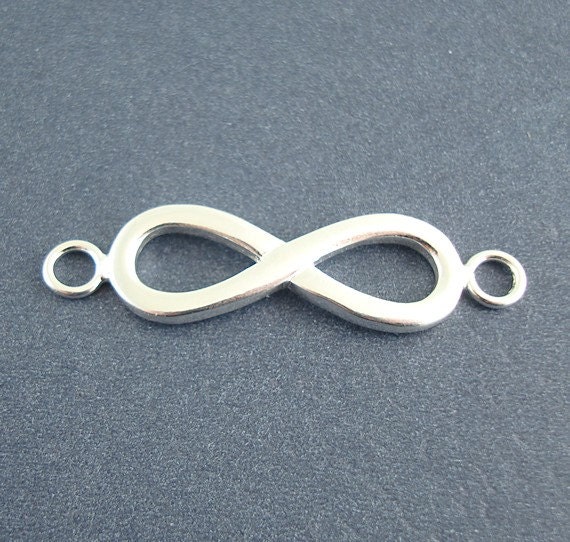 Sterling Silver Infinity Large Curved Link 11mm X 42mm | Etsy