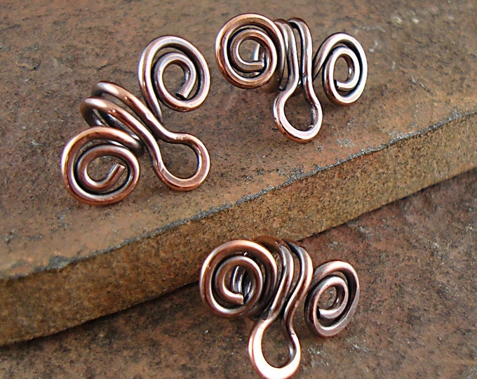Solid Copper Bails, Handmade Bail, Made to Order, Copper Swirl Bail ...