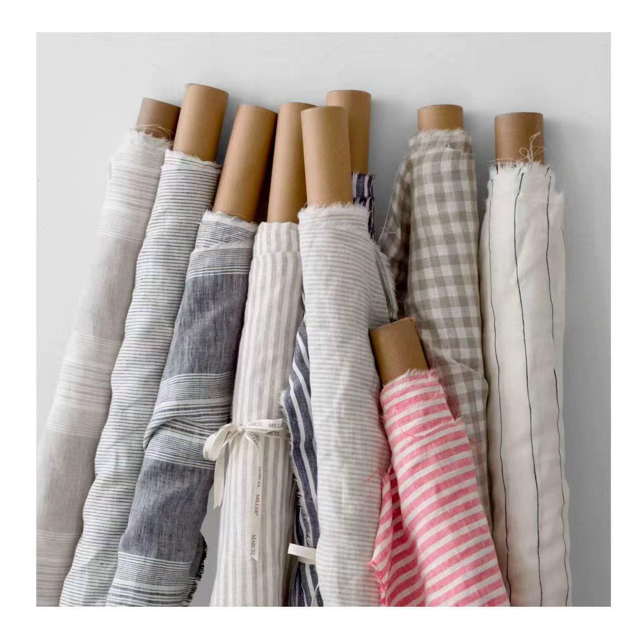 Extra Wide Linen Fabrics - 100% Linen Fabric by the Yard for Bedding ...