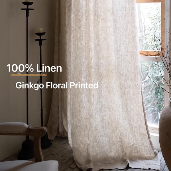 Ginkgo Leaf Fabric - Etsy