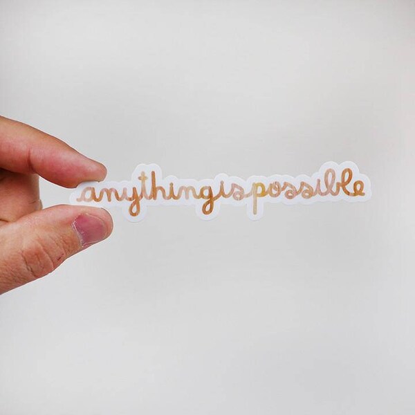 Anything is Possible - Etsy