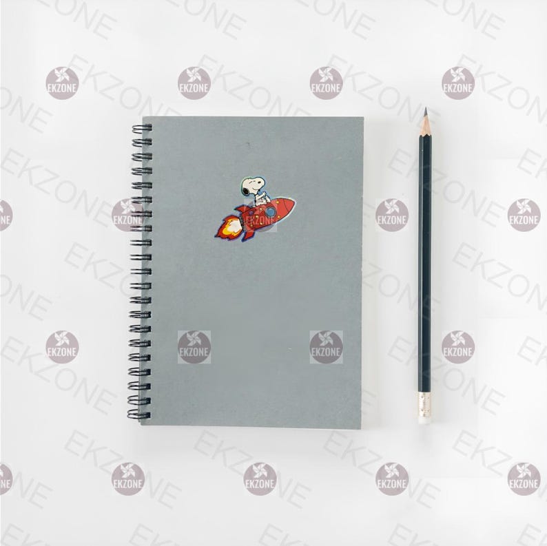 Snooop on Rocket Ship Sticker - Peanuts in Space Decal - Cute Cartoon ...