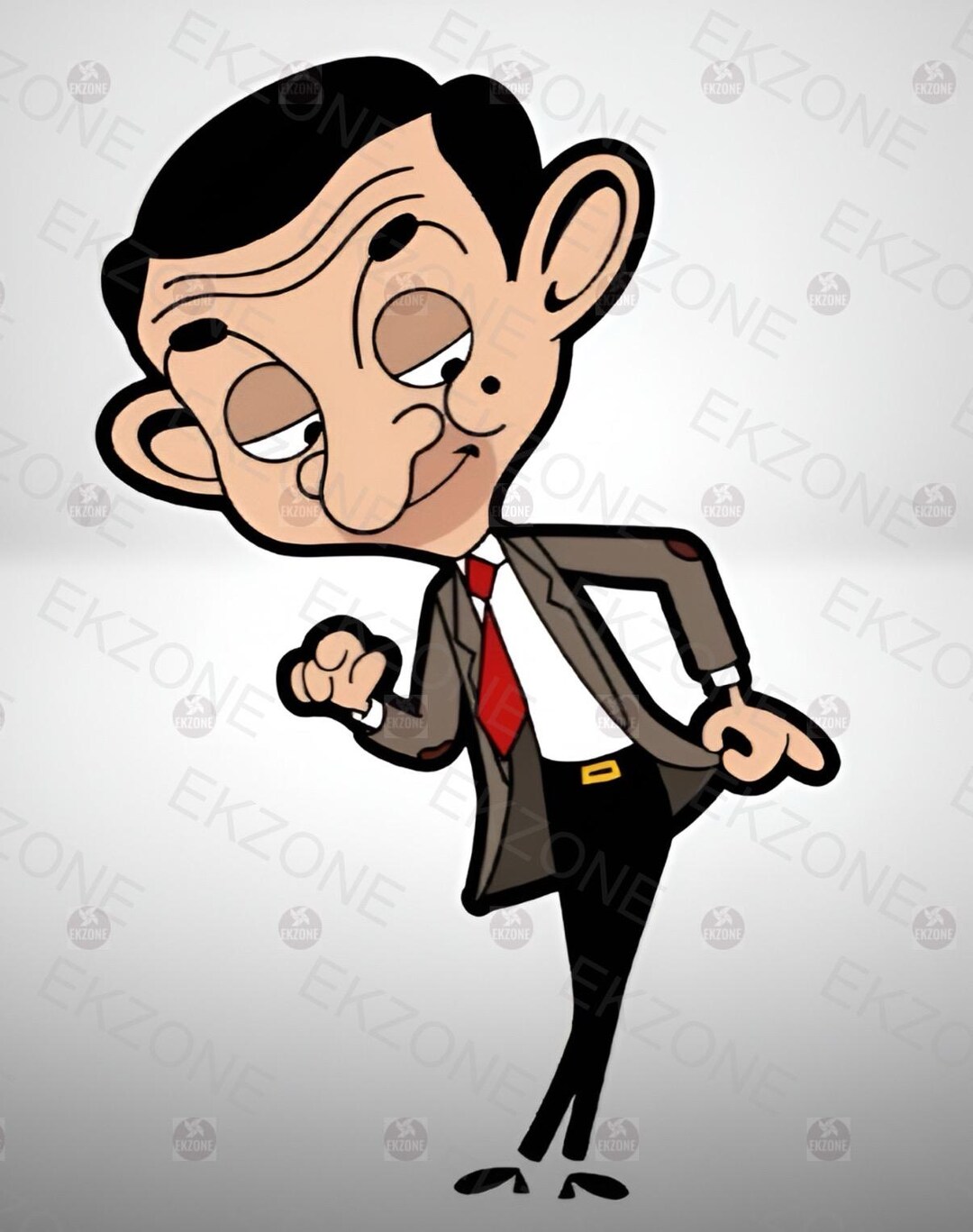 Mr. Bean Sticker | Classic Comedy Decal | Funny British Humor Art ...