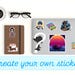 Custom Sticker - Personalized Vinyl Decal for Laptop, Water Bottle ...