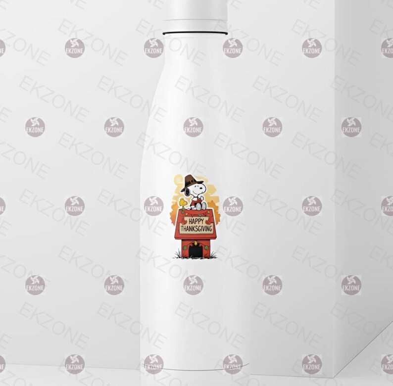 Snooop Thanksgiving Sticker | Peanuts Fall Holiday Decal | Happy ...