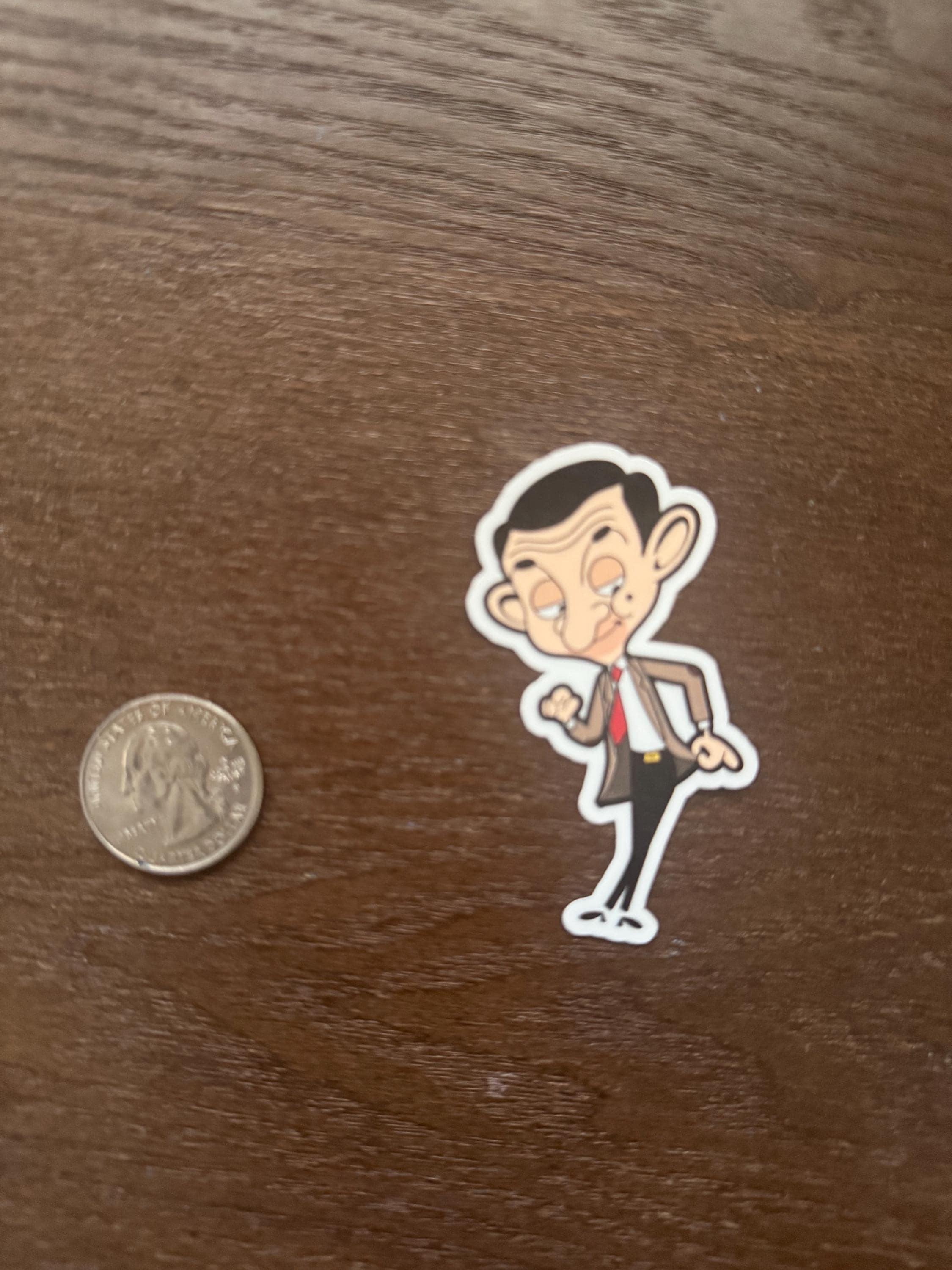 Mr. Bean Sticker | Classic Comedy Decal | Funny British Humor Art ...