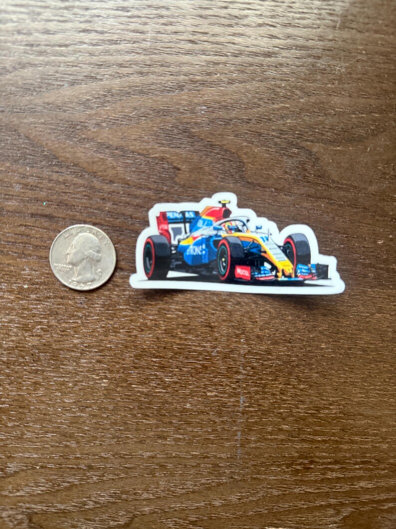 Formula 1 Style Racing Car Sticker - F1 Inspired Decal - Motorsport ...