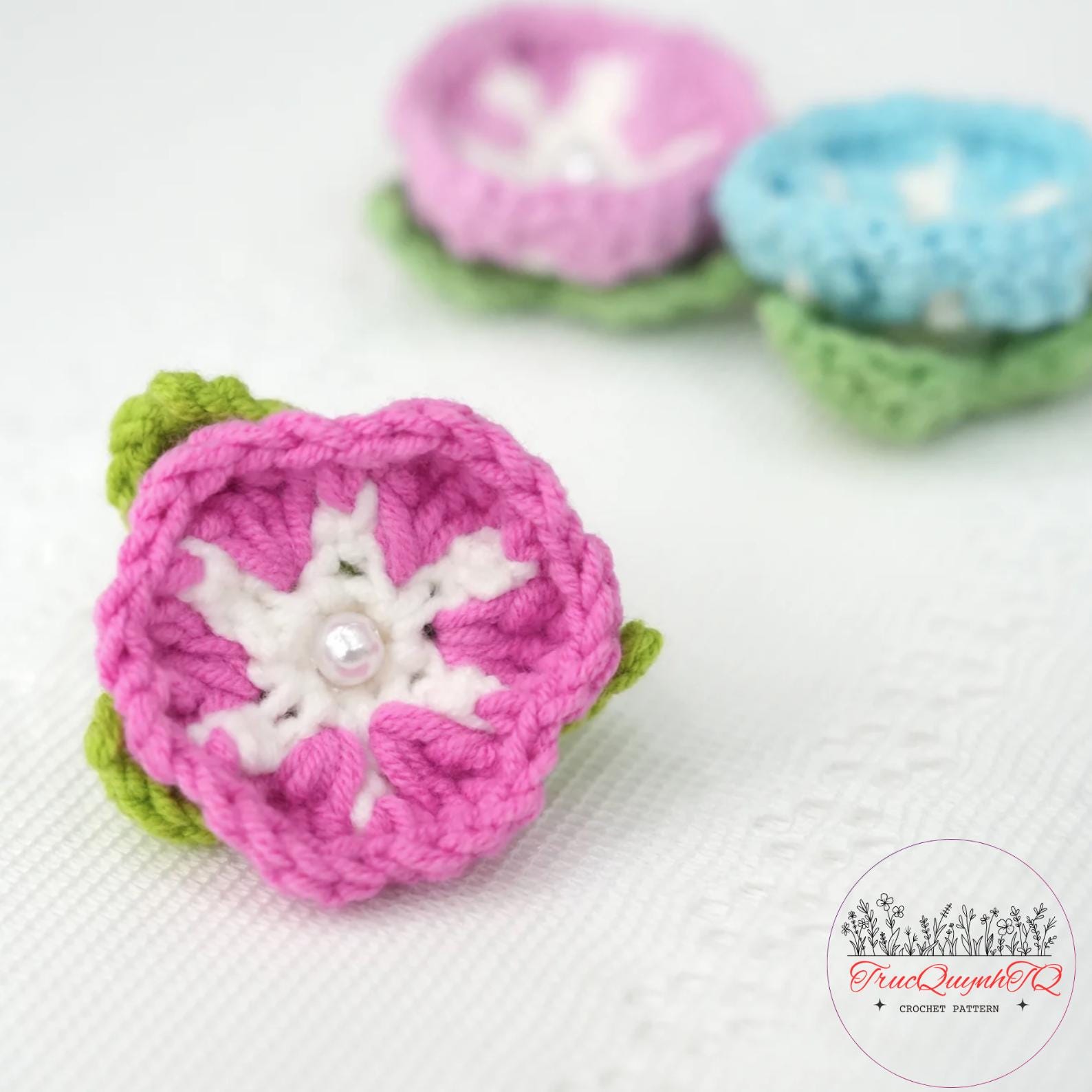 Crochet Flower Curtain Pattern PDF | Floral Yarn Curtain DIY Tutorial ...