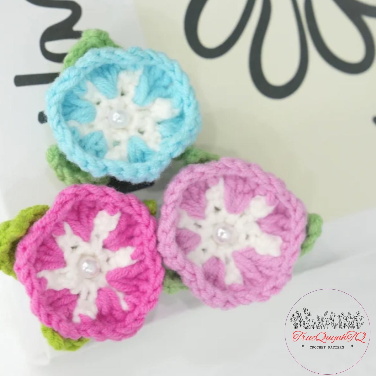 Crochet Flower Curtain Pattern PDF | Floral Yarn Curtain DIY Tutorial ...