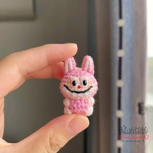 Labubu Inspired Crochet Pattern – Smiling Bunny Amigurumi Plushies ...