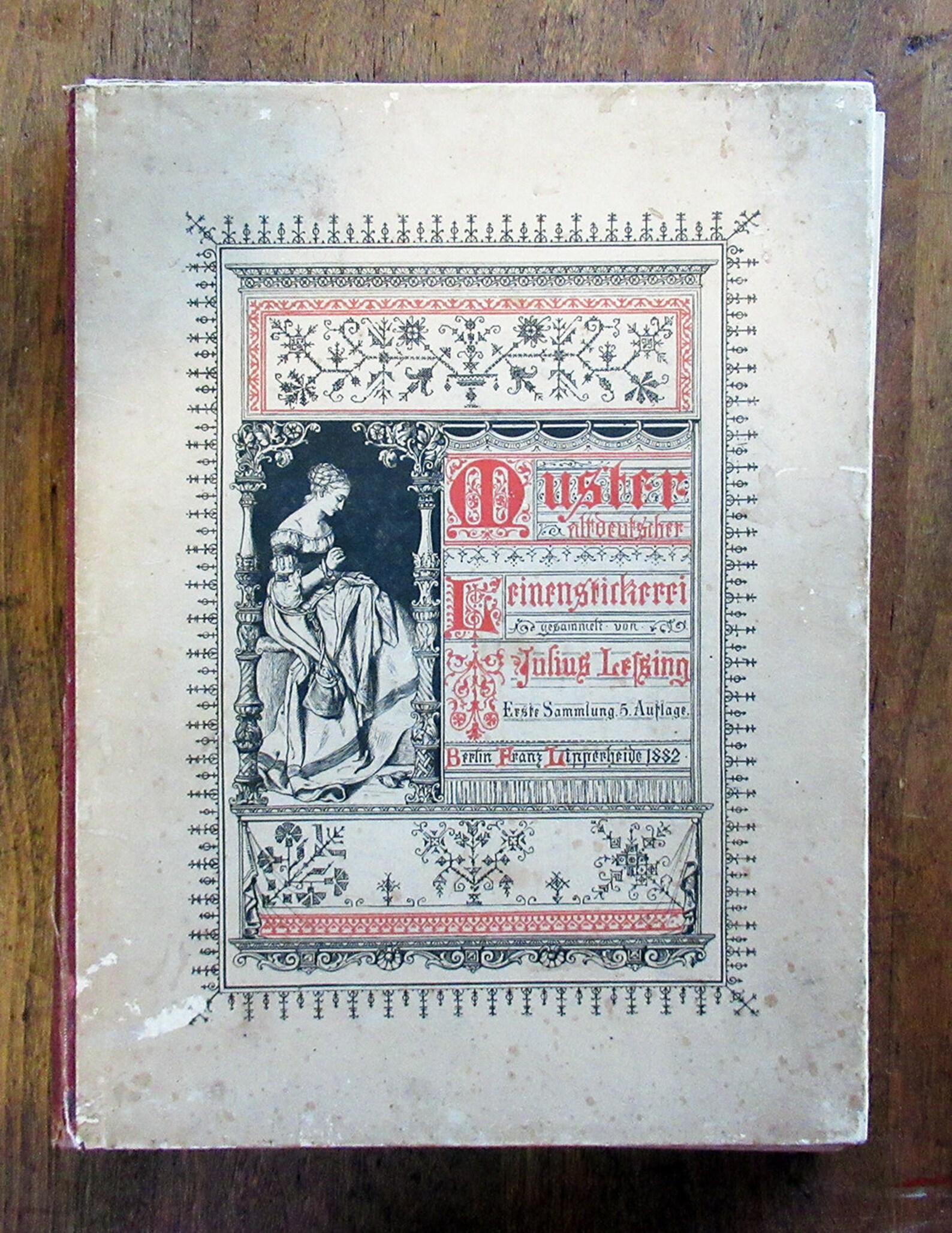 1882 Old German Embroidery Patterns 1st Portfolio by Julius Lessing ...