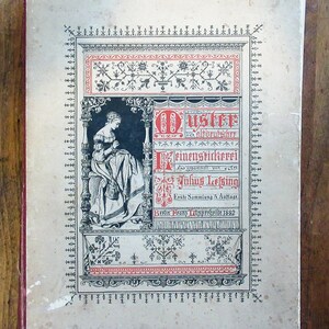 1882 Old German Embroidery Patterns 1st Portfolio by Julius Lessing ...
