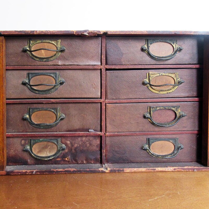 Antique Thread Cabinet - Etsy