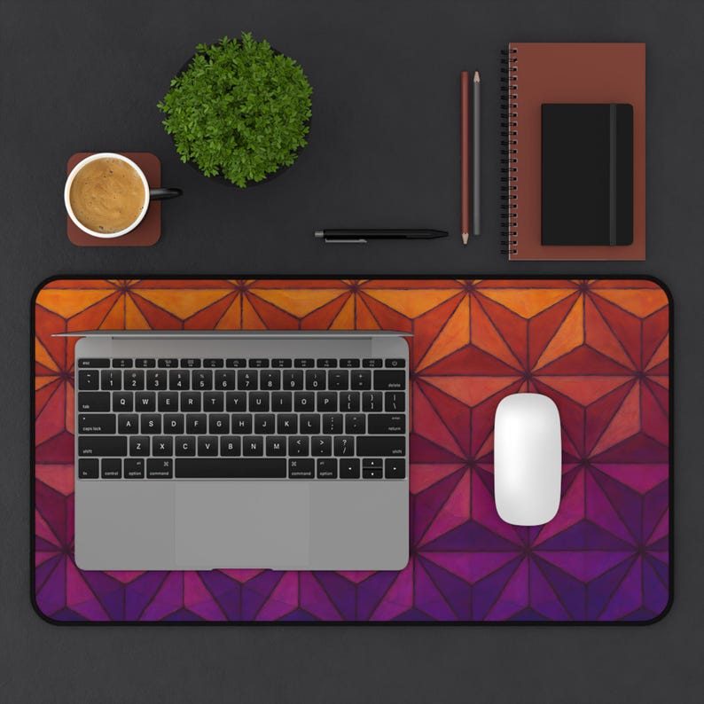 Geodesic Sphere Inspired Desk Mat - Spaceship Earth - Night - Etsy