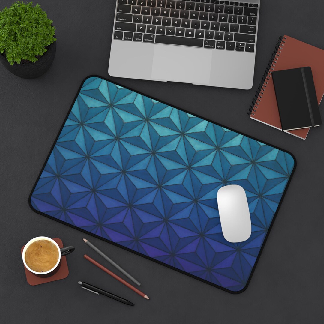 Geodesic Sphere Inspired Desk Mat - Spaceship Earth - Modern - Etsy