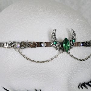 Crescent Moon Circlet Wiccan Jewelry Pagan Jewelry Wicca Jewelry ...