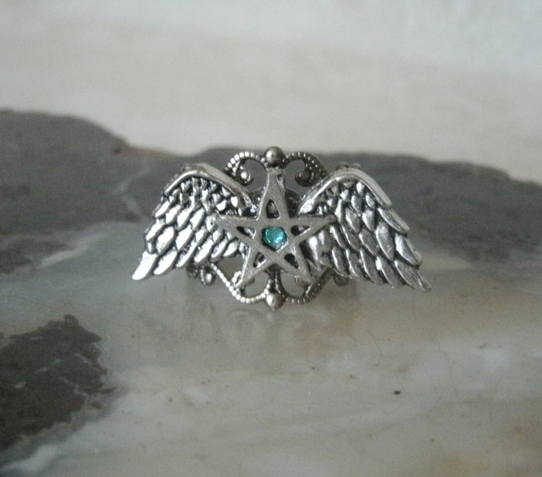 Pentacle Ring Wiccan Jewelry Pagan Jewelry Wicca Jewelry Witch Ring ...