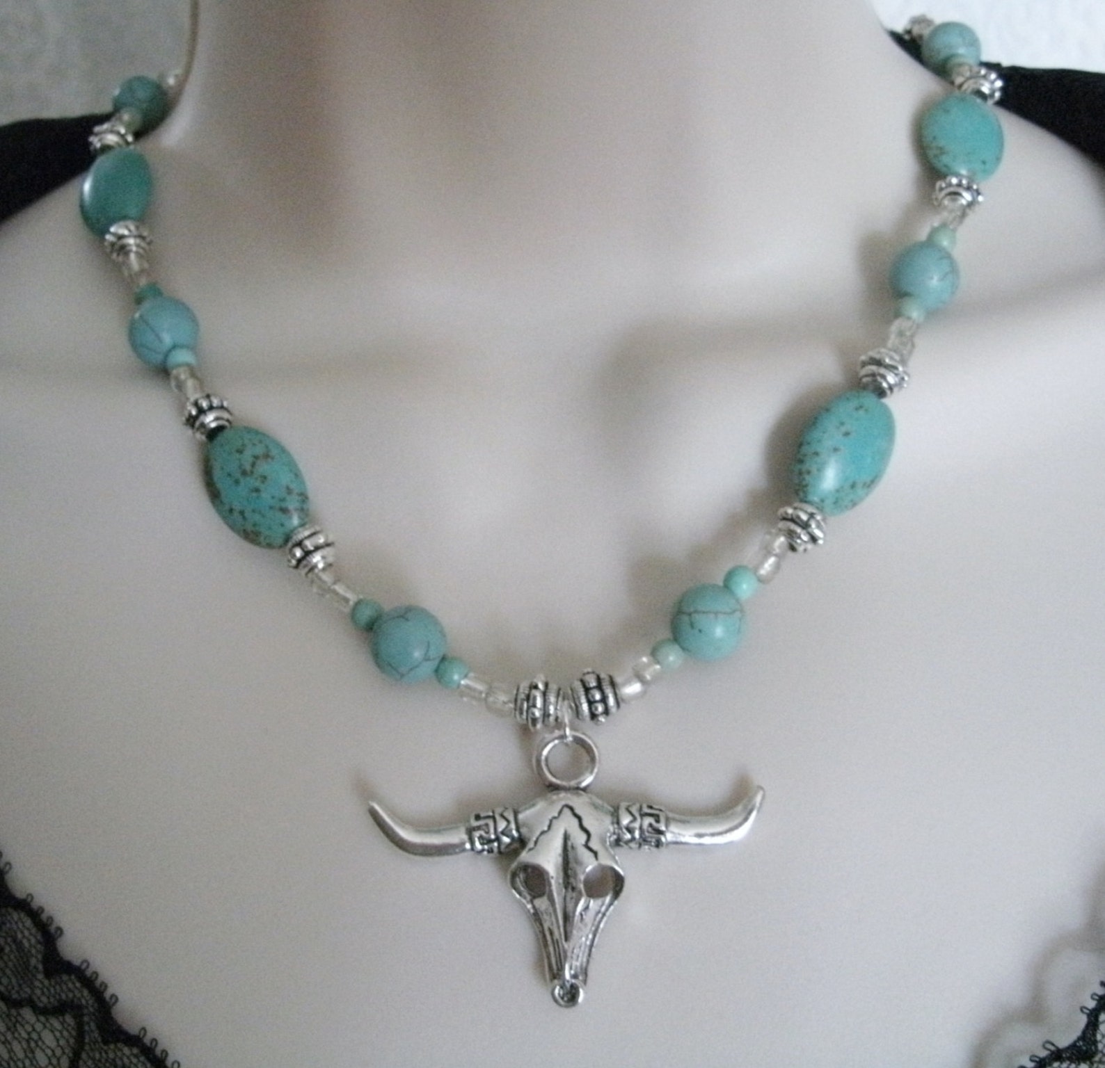 Turquoise Necklace Southwestern Jewelry Southwest Jewelry | Etsy