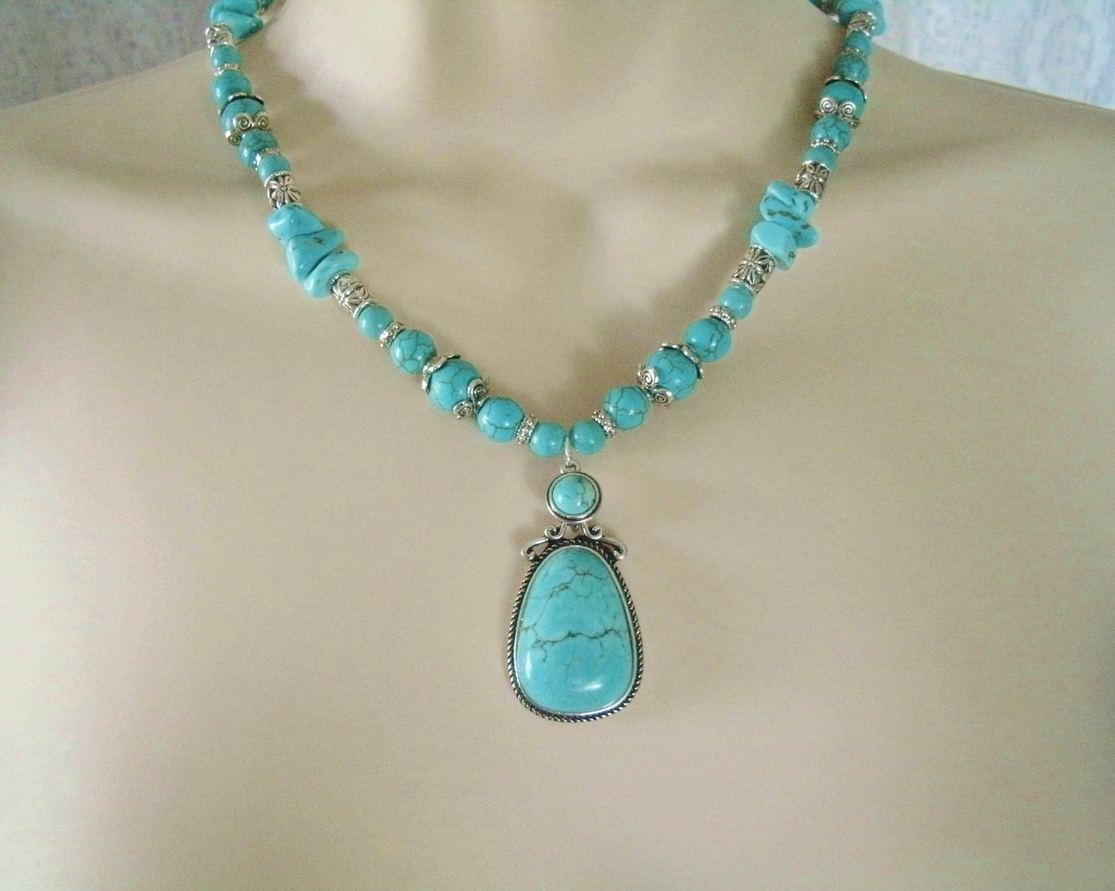 Turquoise Necklace Southwestern Jewelry Southwest Jewelry Turquoise ...