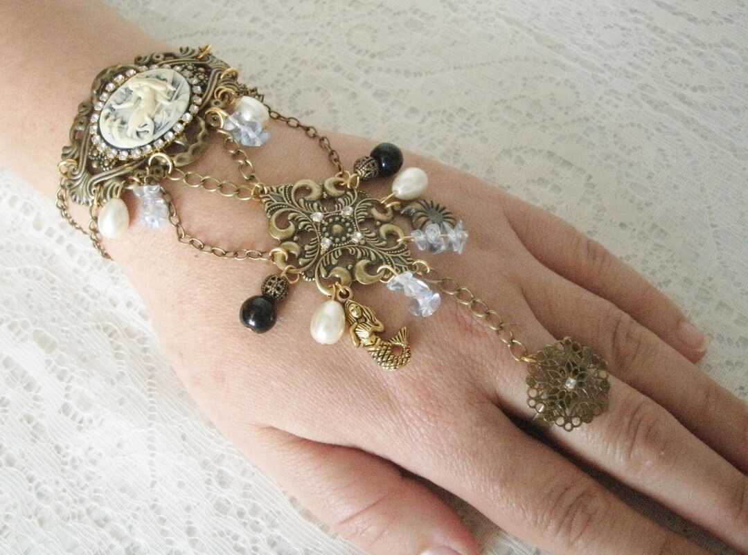Mermaid Slave Bracelet Gothic Jewelry Medieval Jewelry Renaissance ...