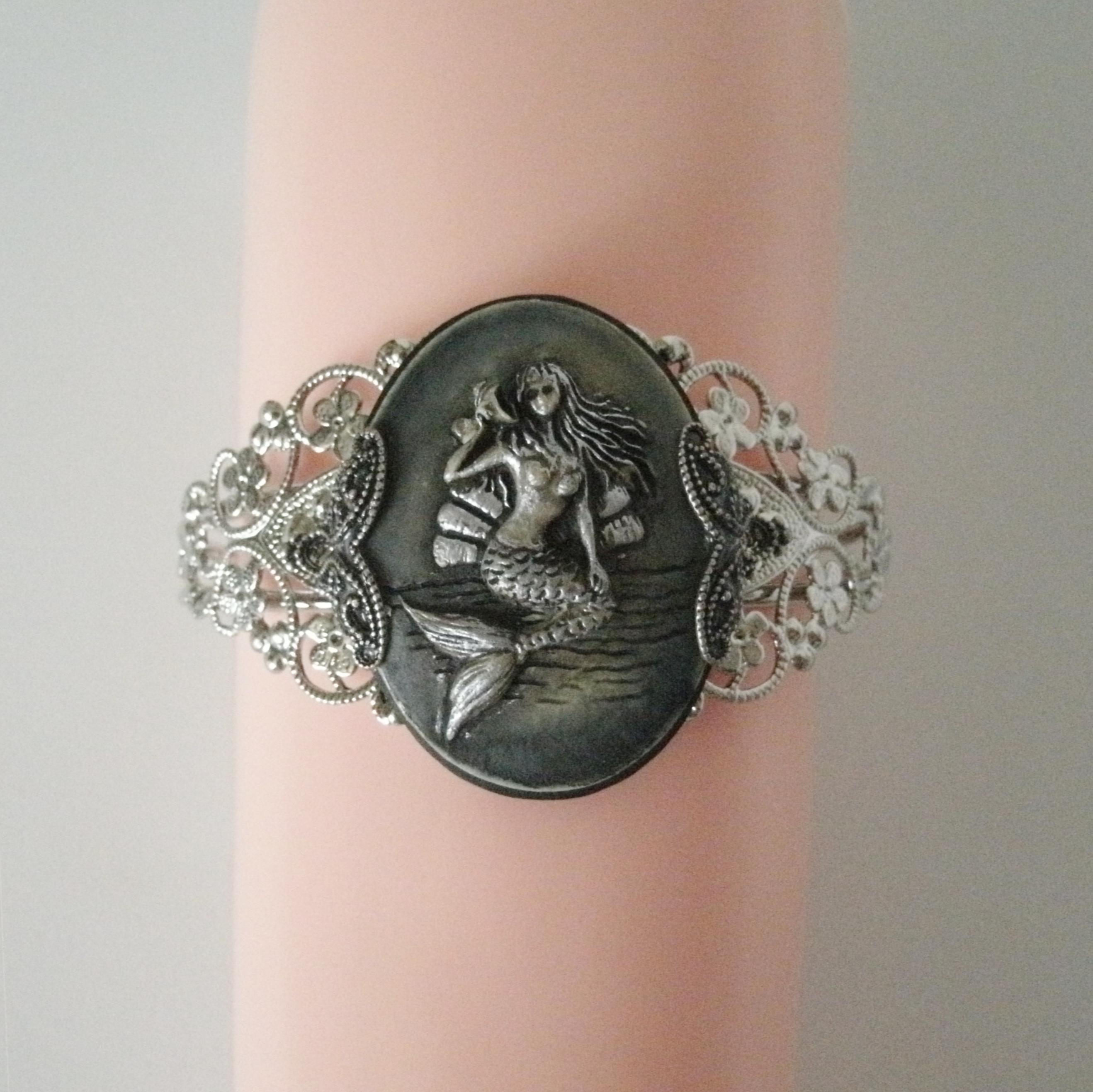 Mermaid Cuff Bracelet Mermaid Jewelry Boho Jewelry Bohemian Jewelry ...