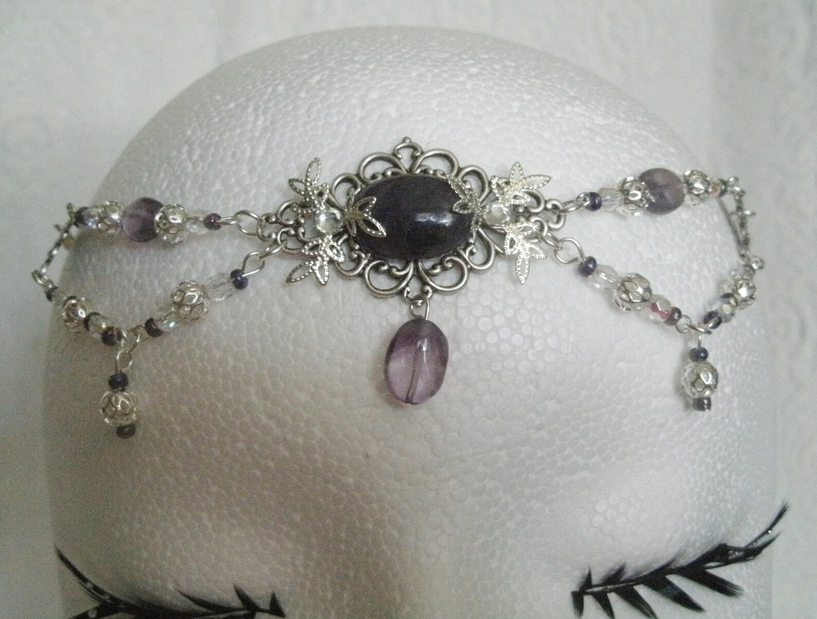 Amethyst Circlet Wiccan Jewelry Pagan Jewelry Wicca Jewelry Goddess ...