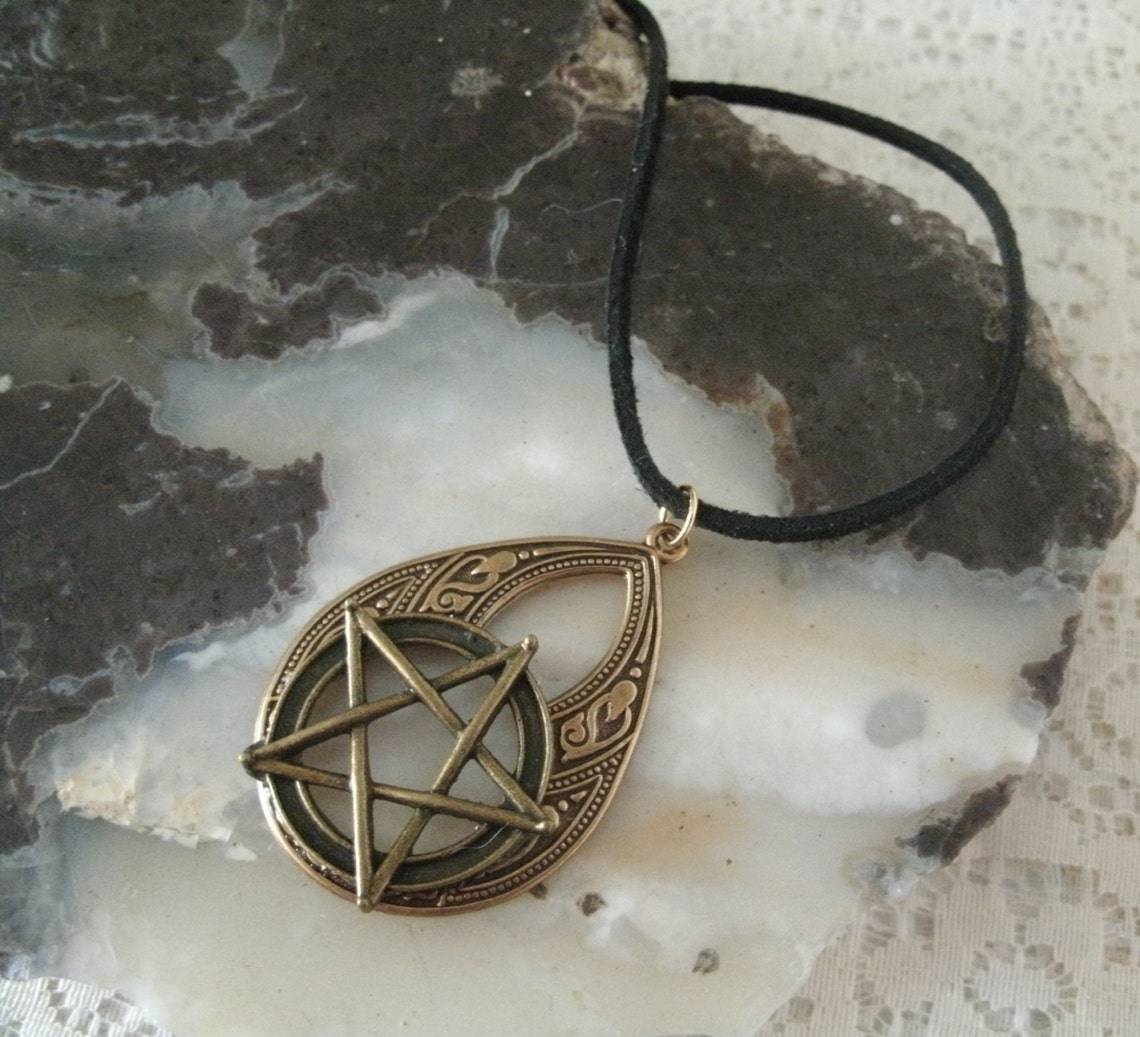 Pentacle Necklace Wiccan Jewelry Pagan Jewelry Wicca Jewelry - Etsy