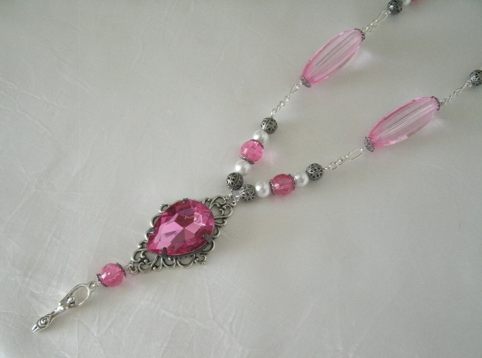 Pink Goddess Necklace Goddess Jewelry Wiccan Jewelry Pagan Jewelry ...