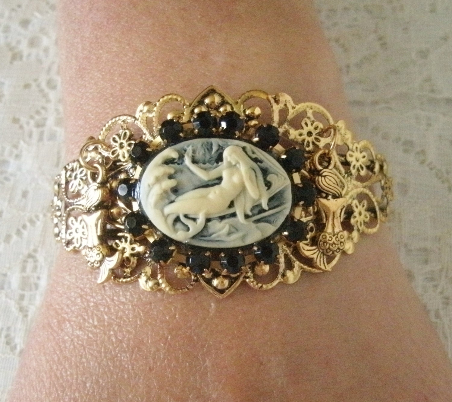 Mermaid Cuff Bracelet Mermaid Jewelry Boho Jewelry Bohemian Jewelry ...