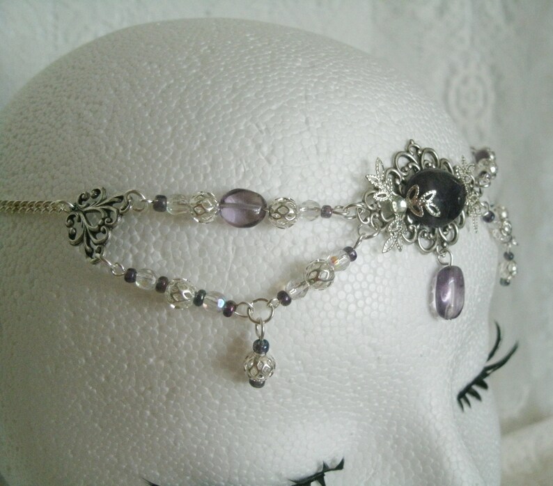 Amethyst Circlet Wiccan Jewelry Pagan Jewelry Wicca Jewelry Goddess ...