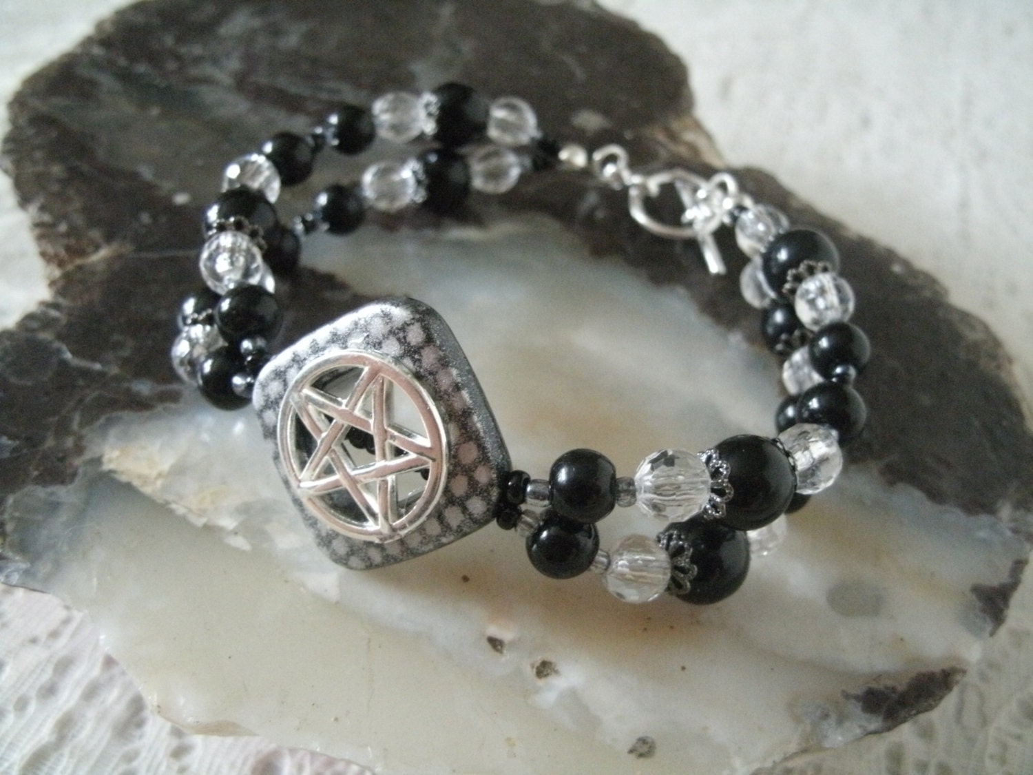 Pentacle Bracelet Wiccan Jewelry Pagan Jewelry Wicca Jewelry | Etsy