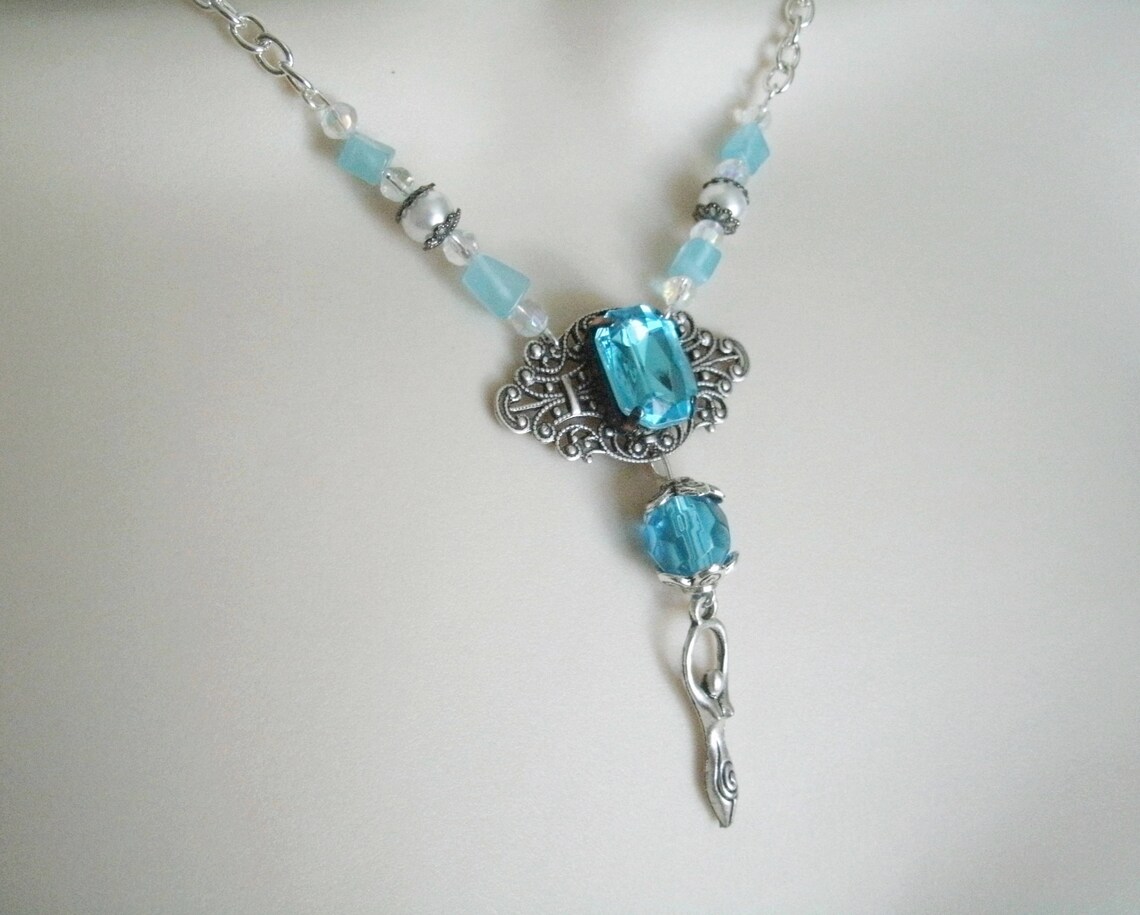 Element of Water Goddess Necklace Wiccan Jewelry Pagan - Etsy