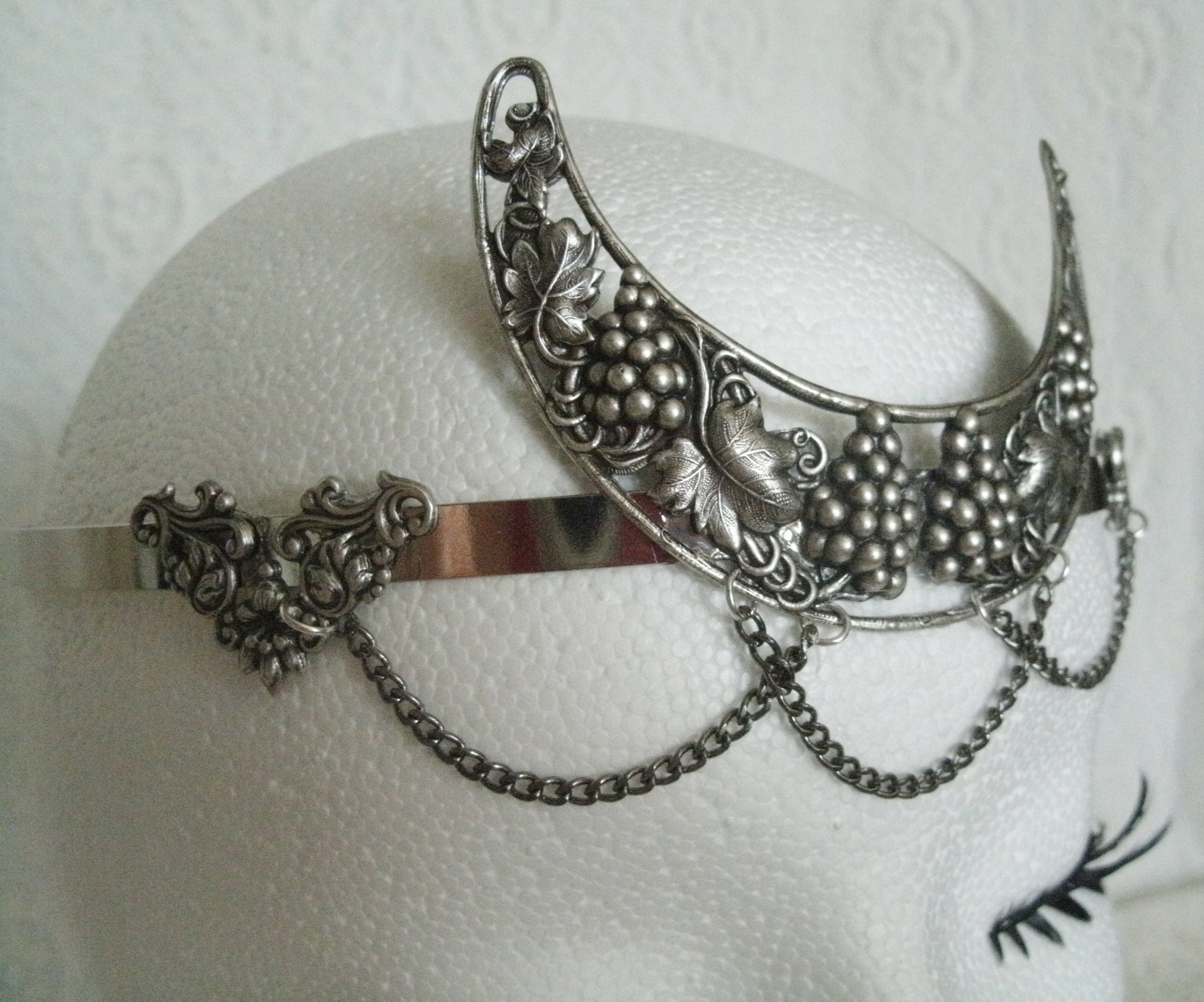 Crescent Circlet Medieval Jewelry Renaissance Jewelry Gothic | Etsy