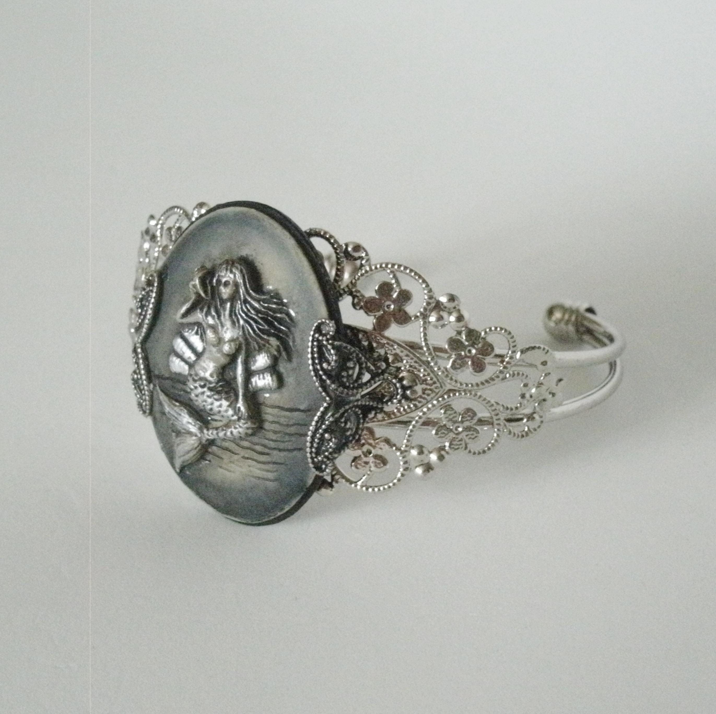Mermaid Cuff Bracelet Mermaid Jewelry Boho Jewelry Bohemian Jewelry ...