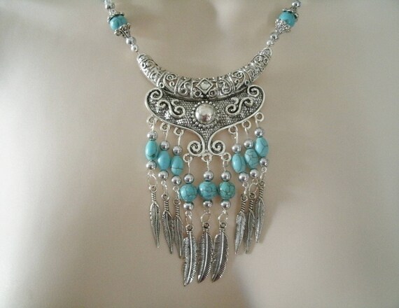 Turquoise Necklace Southwestern Jewelry Southwest Jewelry - Etsy