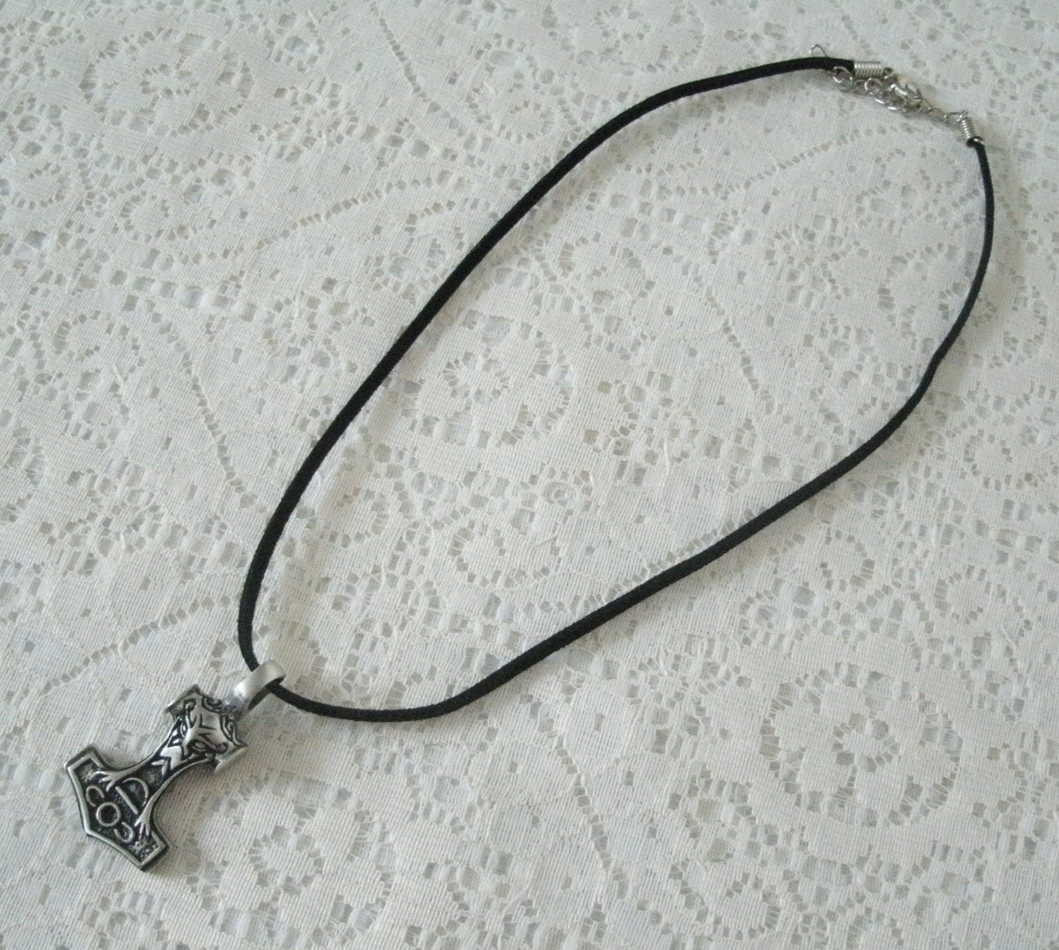 Thors Hammer Necklace Viking Jewelry Wiccan Jewelry Pagan | Etsy