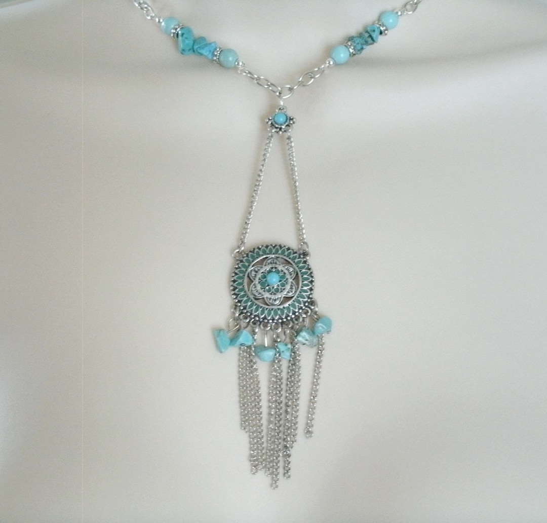 Turquoise Necklace Southwestern Jewelry Southwest Jewelry Turquoise ...