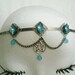 Blue Pentacle Circlet Wiccan Jewelry Pagan Jewelry Wicca Jewelry ...
