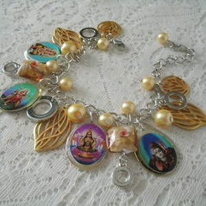 Hindu Goddess Charm Bracelet Wiccan Jewelry Pagan Jewelry Wicca Jewelry ...