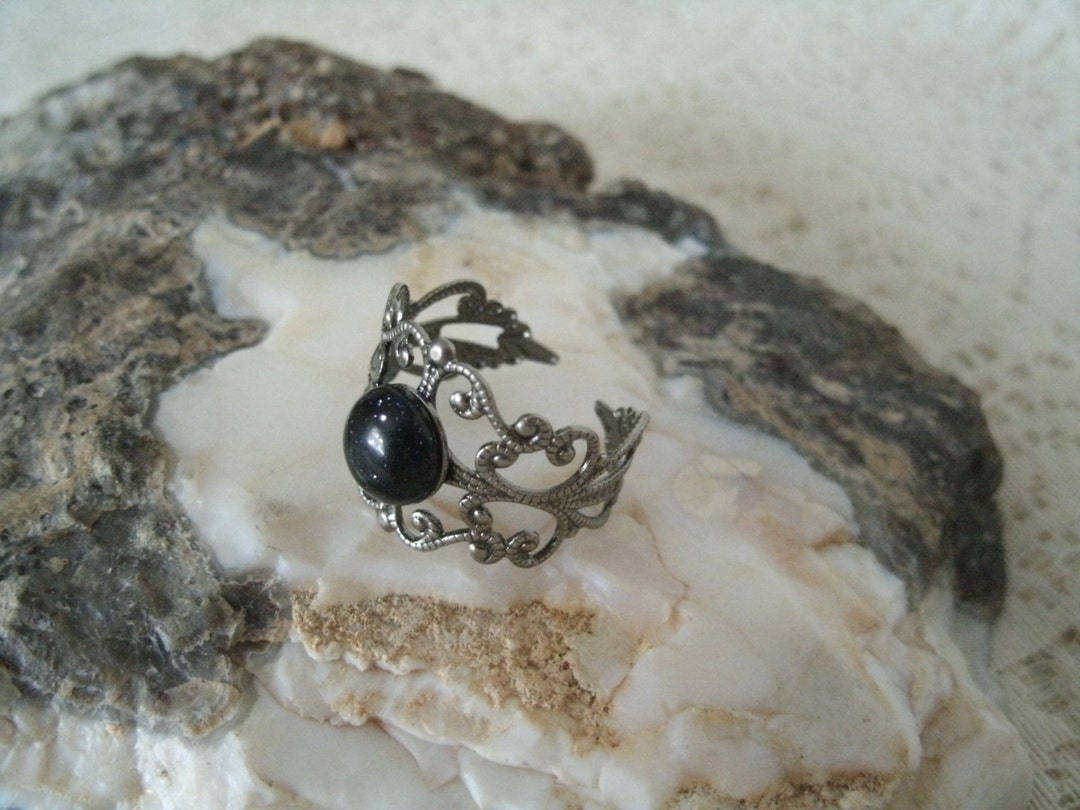 Goldstone Ring Wiccan Jewelry Pagan Jewelry Wicca Jewelry Witch ...