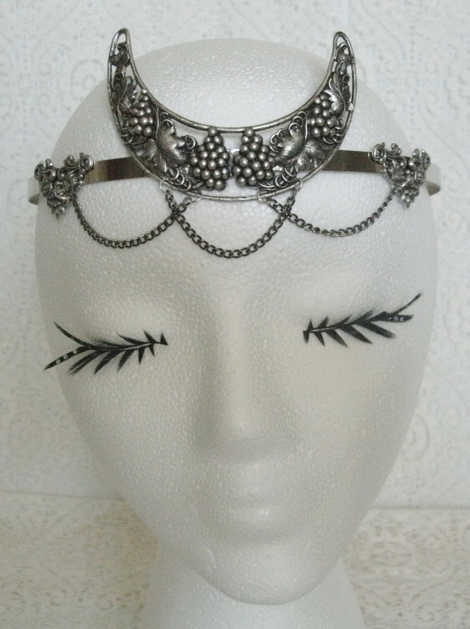 Crescent Circlet Medieval Jewelry Renaissance Jewelry Gothic - Etsy